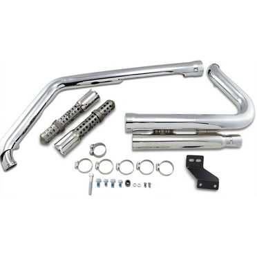 Vance & Hines Big Radius 2-Into-2 Chrome Motorcycle Exhaust System (26375) - Walmart.com