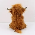 10" Highland Cow Stuffed Animal Plush Toy Brown - Walmart.com