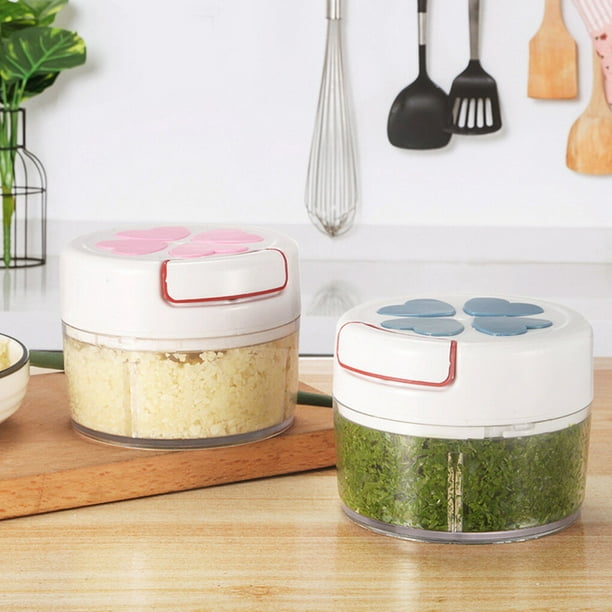 Maoww Mini Garlic Press 170ml Kitchen Pepper Chopper Mincer Manual ...