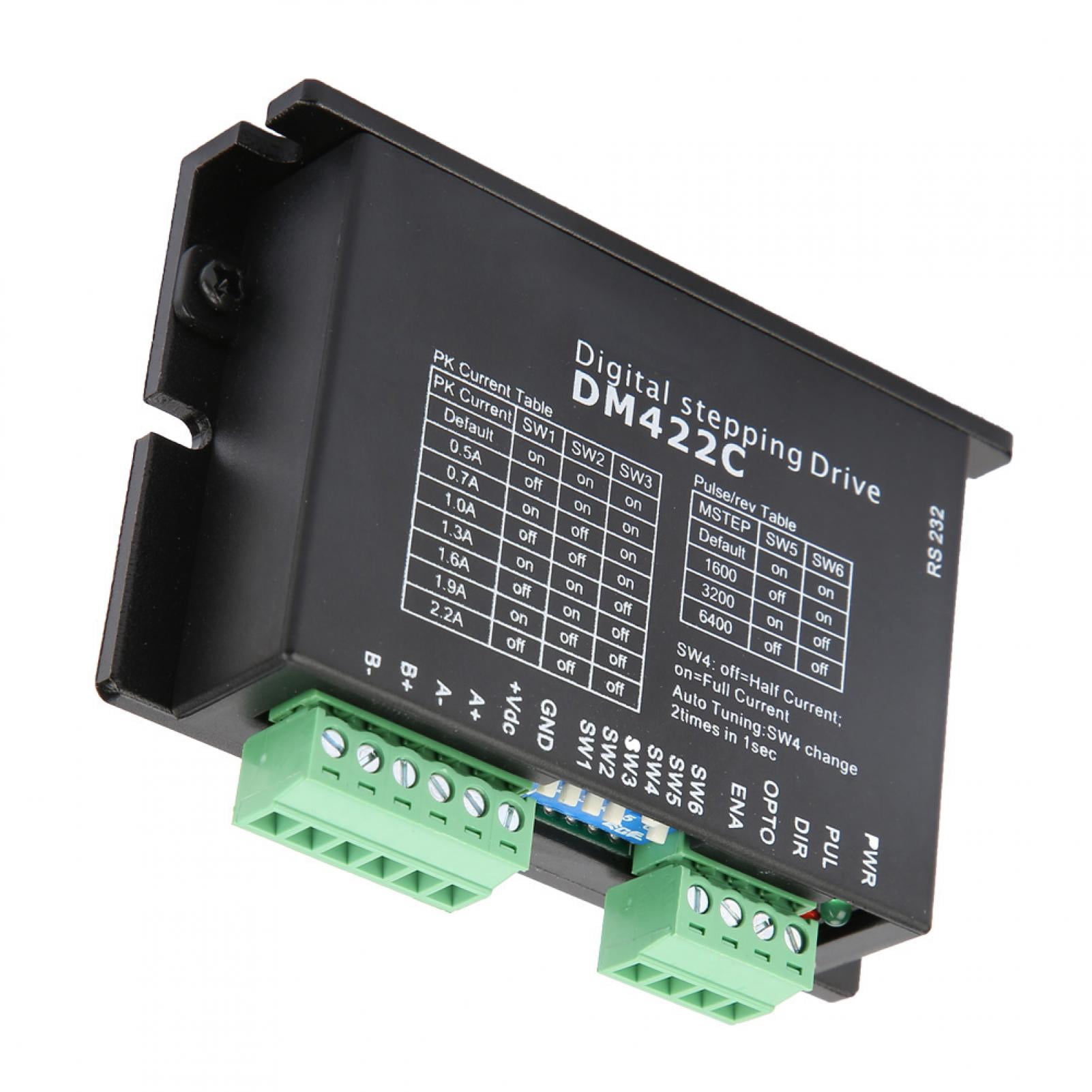 Controlador de motor de CC, controlador de motor paso a paso DM422C ...