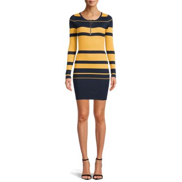 No Boundaries Juniors' Triple Stack Dress - Walmart.com