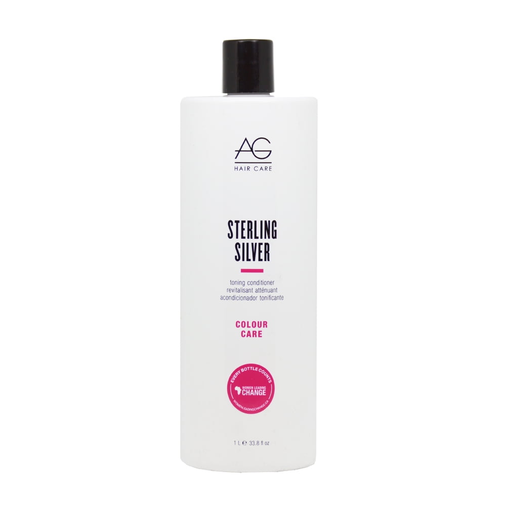AG Hair Colour Care Sterling Silver Toning Conditioner 33.8oz - Walmart.com
