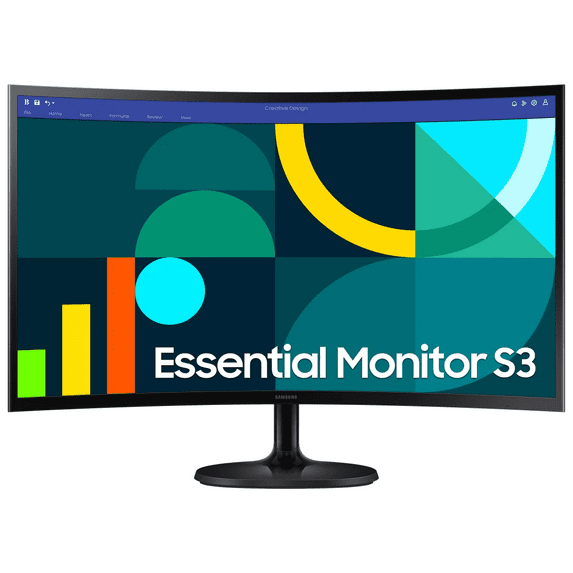 Restored Samsung S36CG Series 27" 100Hz Curved Monitor 100Hz 4ms Black ...