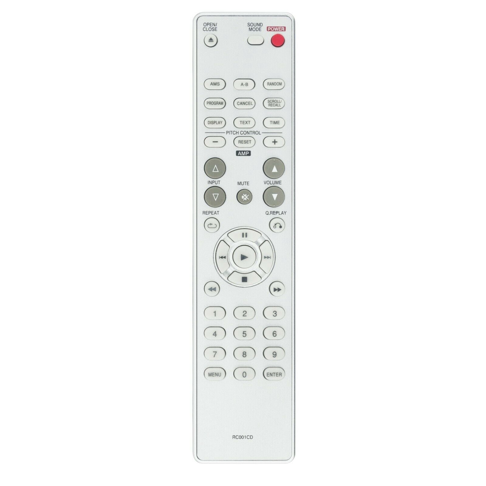 RC001CD Replace Remote for Marantz CD Player CD7003 CD8004 CD8003 ...