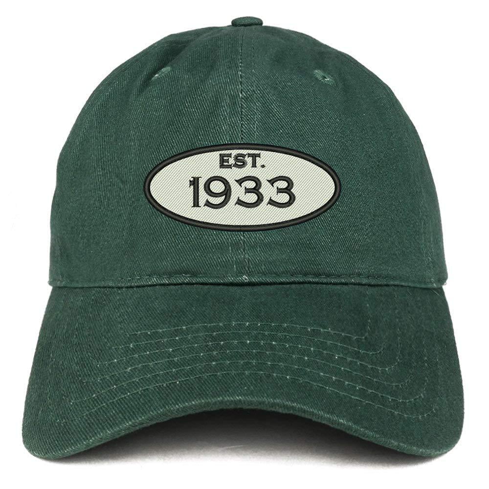 Trendy Apparel Shop Established 1933 Embroidered 85th Birthday Gift ...