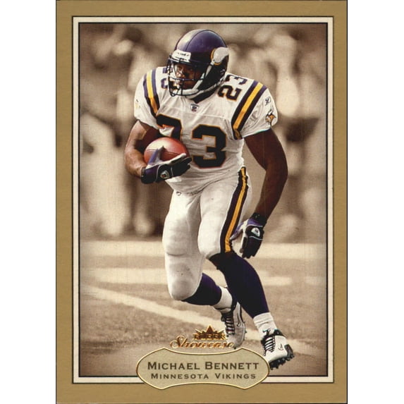 2003 Fleer Showcase #17 Michael Bennett NFL Football Trading Card ...