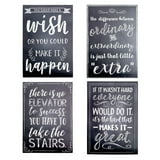 20-Pack Motivational Posters, Chalkboard Design, Inspirational Quotes ...