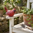 Artificial Feathered Cardinal Birds Ornament, Realistic Red Birds Decor ...