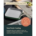 Caraway Square Grill Pan - 11” Grill Pan - Non-Stick Ceramic Coated ...