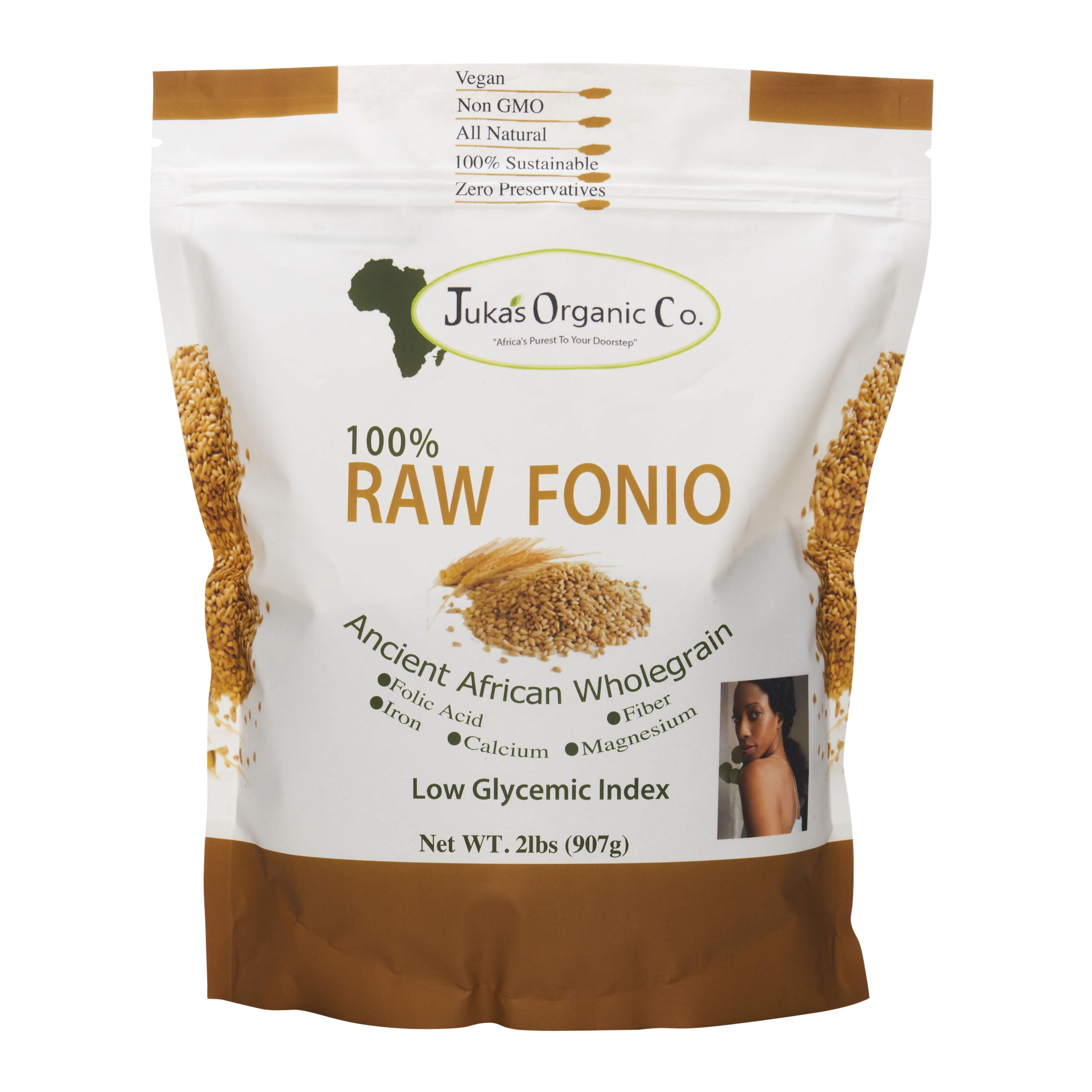 Juka's Organic Co. Fonio (100% Authentic, Raw, African Wholegrain Fonio ...