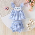Baby Girl Summer Clothes 2 Piece Newborn Outfits Baby Girl Sleeveless ...