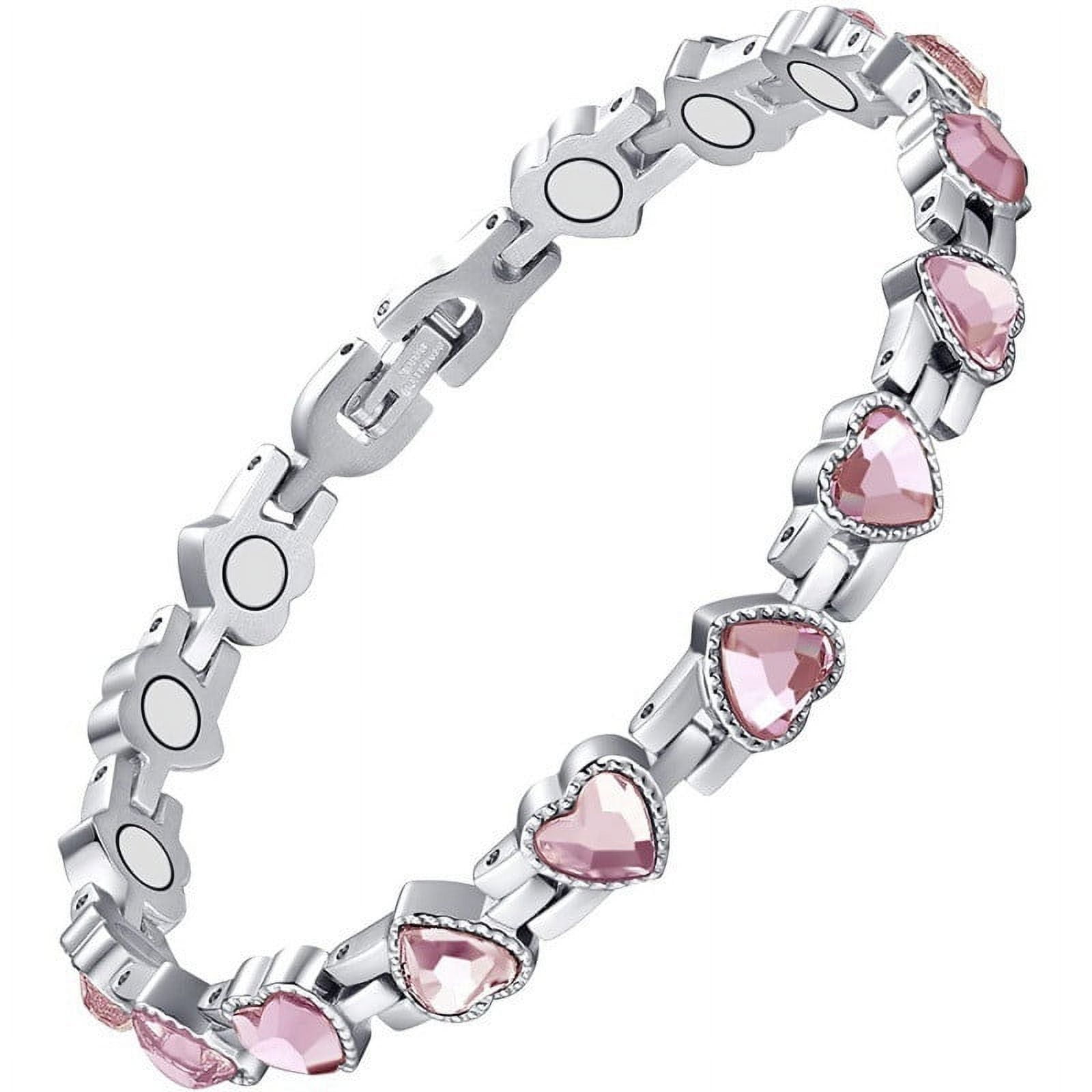 Click here for Dptalr Heart Shaped Gauss Magnet Bracelet Adjust D... prices