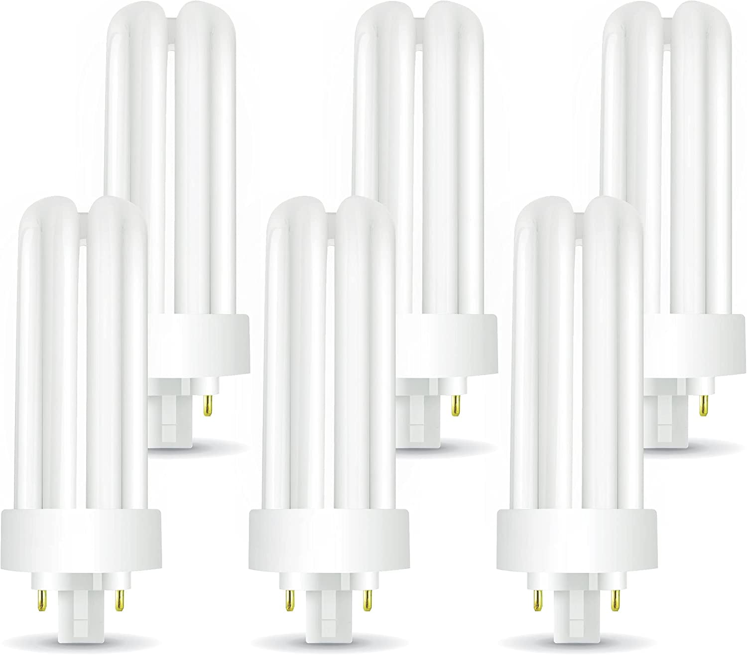 4 Pin GX24q-3, 26 Watt Triple Tube, Compact Fluorescent Light Bulb - Walmart.com