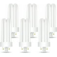 OPVM-(6 Pack) PLT-26W 830, 4 Pin GX24q-3, 26 Watt Triple Tube, Compact Fluorescent Light Bulb ...