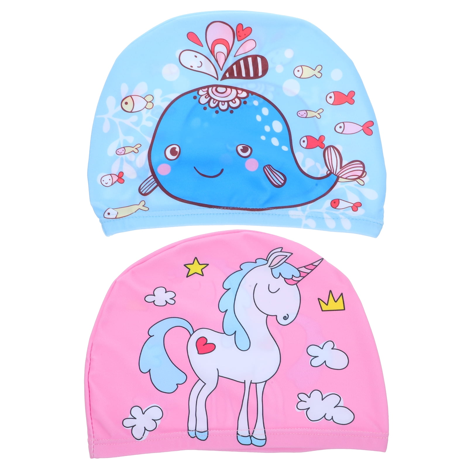 Click here for Deepcraff 2pcs Cartoon Swimming Caps Cute Cartoon... prices