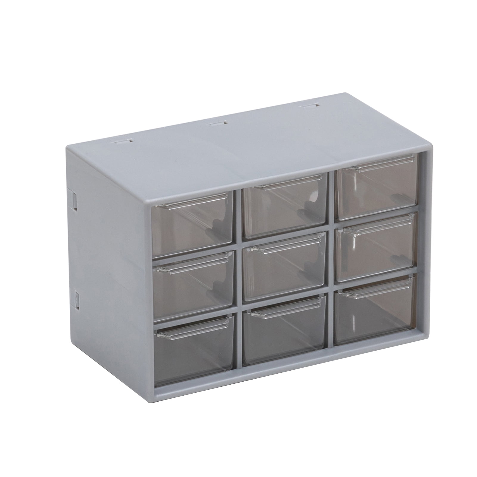 LYU Storage Box High Capacity Dust-proof Transparent 9 Drawers Storage ...