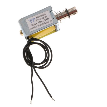 Push Pull DC Spring Plunger Solenoid Electro 12V 10mm 0.8N,suitable for ...