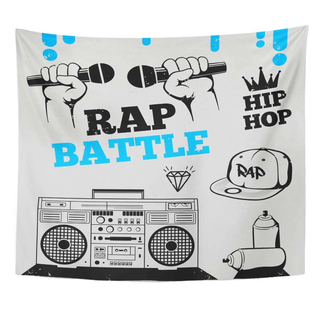 Hip Hop Microphone Art