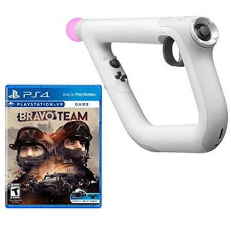 PlayStation 4 PSVR Bravo Team and Aim Controller Bundle: PlayStation VR Game Bravo Team and PSVR ...