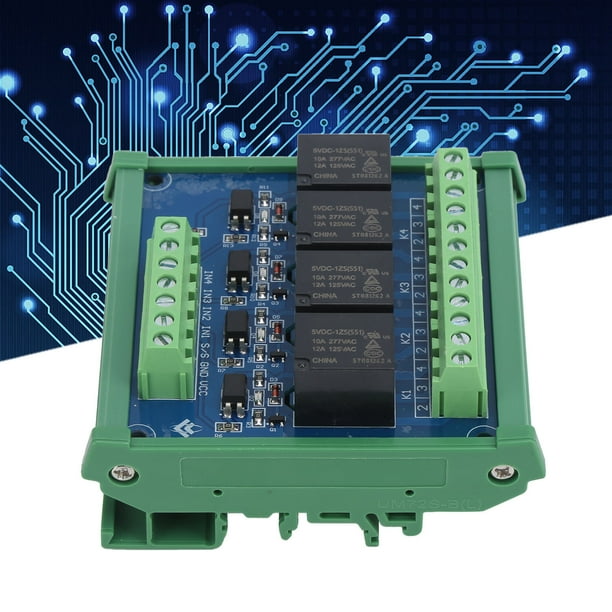 Oubit Optocoupler Isolation Relay Module,4 Channel Relay Module Isolation Relay Module Relay ...