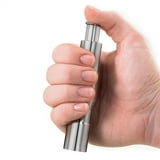 Kitchen Stainless Steel Manual Thumb Push Salt Spice Sauce Grinder ...