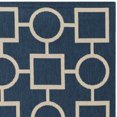 SAFAVIEH Courtyard Archimedes Geometric Circle Indoor/Outdoor Area Rug ...