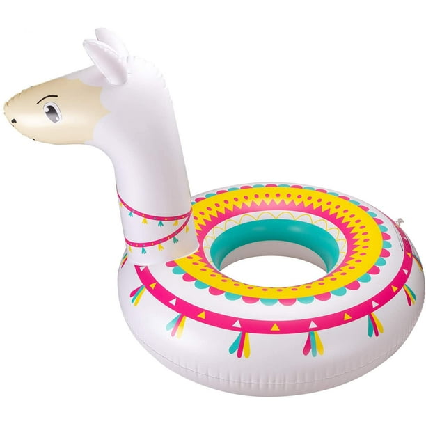 Llama Pool Float Ride On Party Toys Alpaca Inflatable Swimming Ring ...