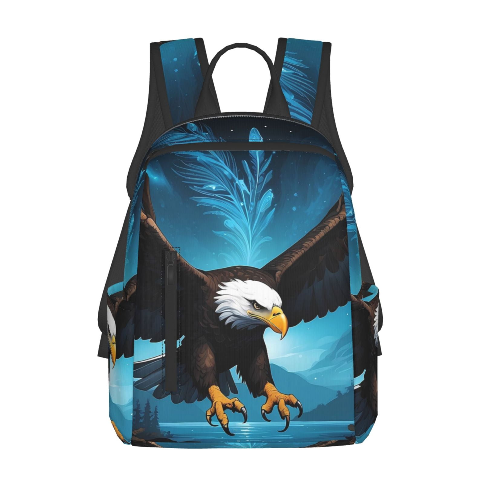 Balery Night Sky Forest Bald Eagle Mochila ligera para hombre y mujer ...