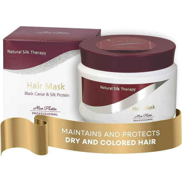 Mon Platin Hair Mask Black Caviar & Silk Protein 500ml - Walmart.ca