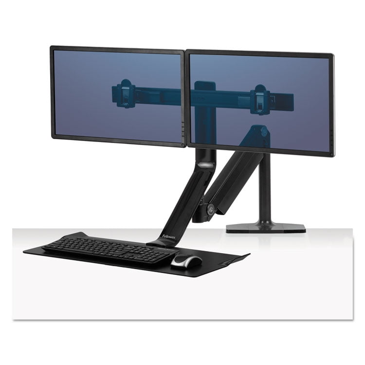 Extend Sit-Stand Workstation With Humanscale Technology, Dual Monitor ...