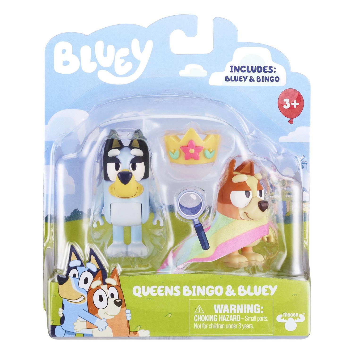 Click here for Bluey Figure 2pk - Queen Bluey & Bingo prices