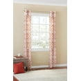 Mainstays Fretwork Window Curtain Panel Pair, 60" x 84", Clay - Walmart.com