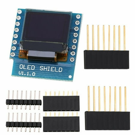0.66 Inch OLED Display Module For WEMOS PracticlaI ESP32 Module AVR STM32 64x48 LCD Screen IIC ...