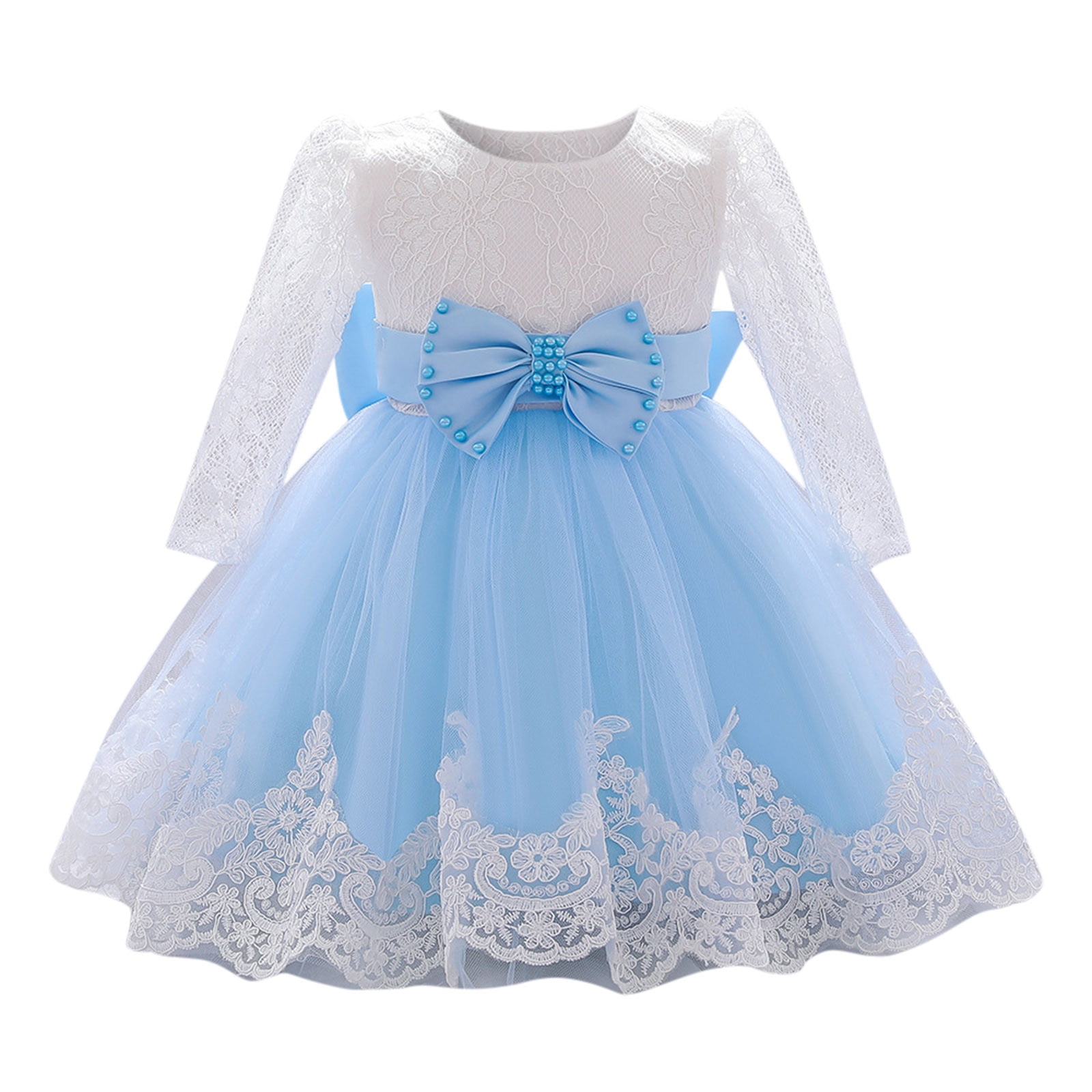 Click here for Aocisk Infant Baby Girls Dress With Ruffle Long Sl... prices