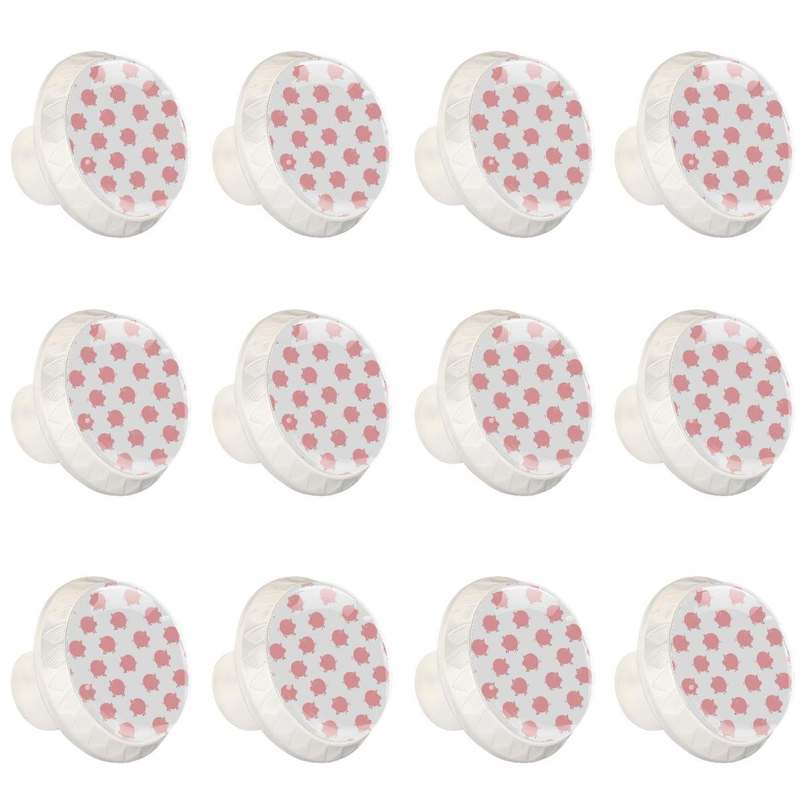 12 Pcs Cute Mini Pink Pig Knobs for Kitchen Cabinet Cupboard Dresser ...