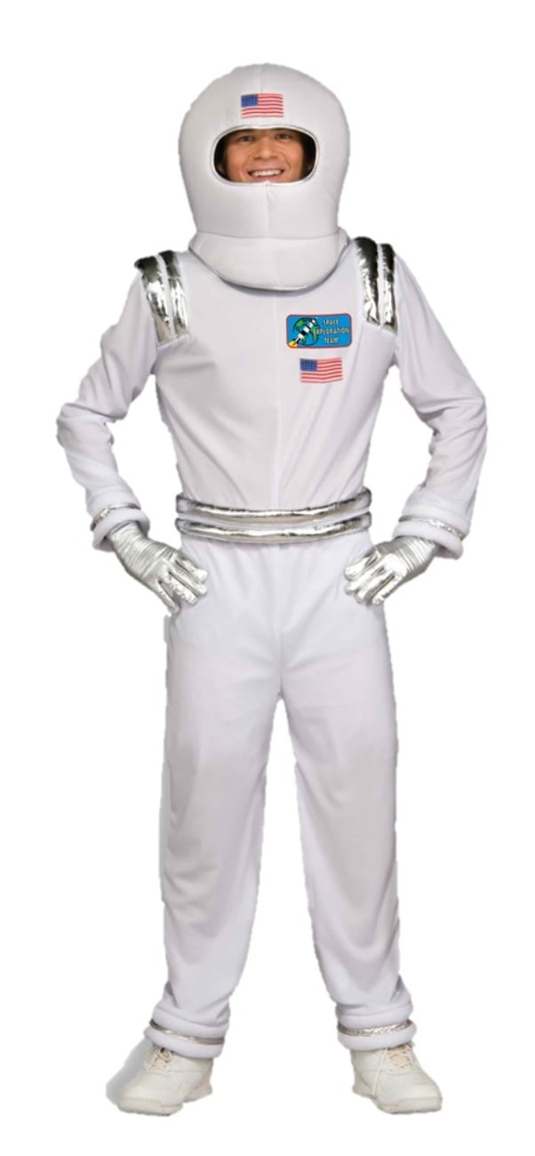 Astronaut Adult Halloween Costume Spaceman Standard Outer Space Travel ...
