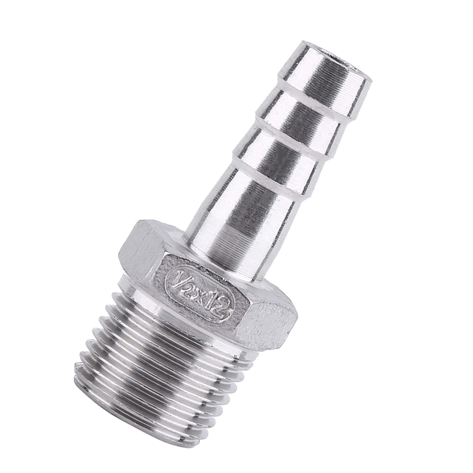 304 Stainless Steel Male Thread Pipe Barb Hose Tail Connector, Quick ...