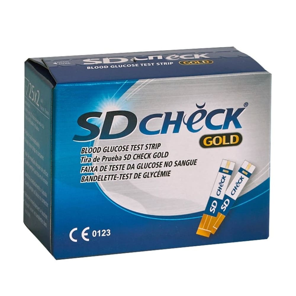 50 Tiras Reactivas Para Glucómetro Sd-check Gold SD-CHECK SDS-01GS10 | Walmart en línea