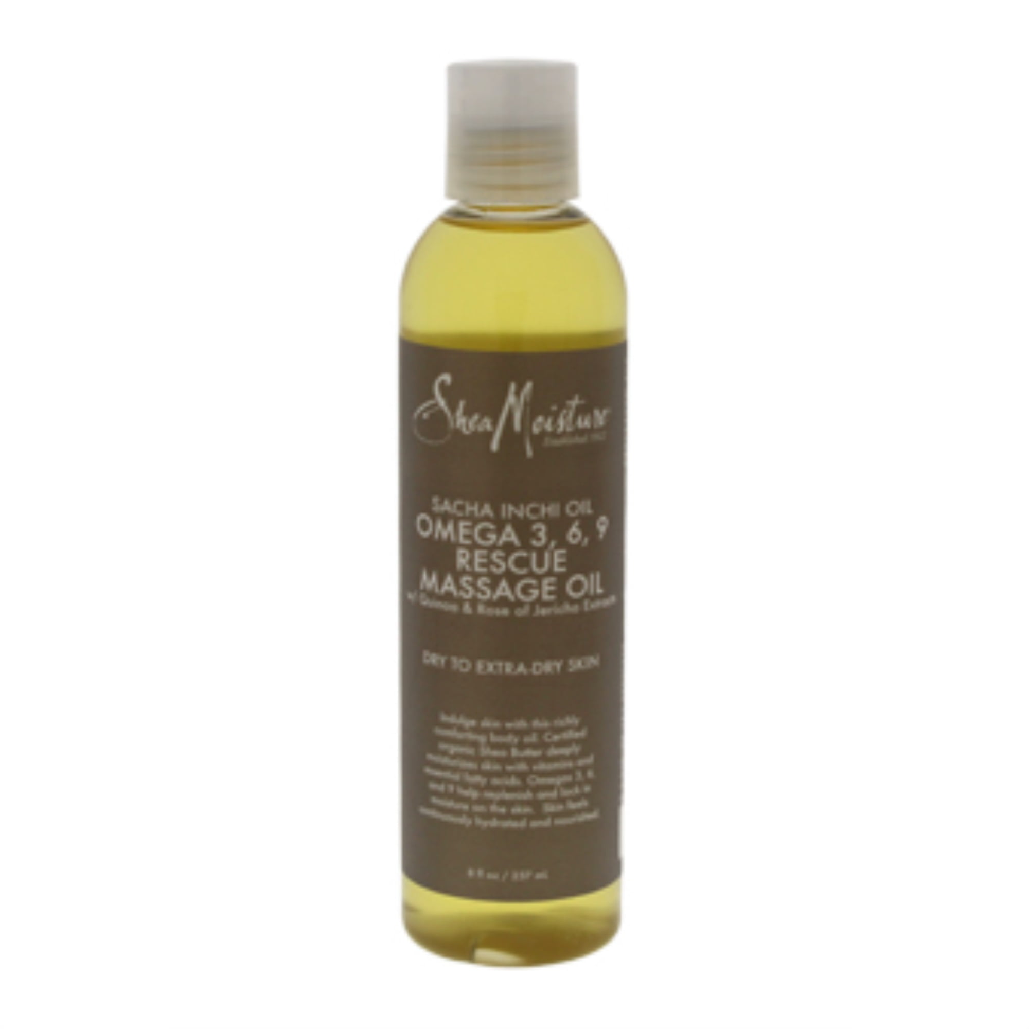 Sacha Inchi Oil Omega-3-6-9 Rescue Massage Oil by Shea Moisture for ...