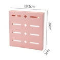 Ludlz Wall Mounted Knife Holder,Self-Adhesive Knife Blocks,Plastic ...