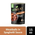 unMEAT Plant-Based Meatballs In Spaghetti Sauce, 15oz Can - Walmart.com