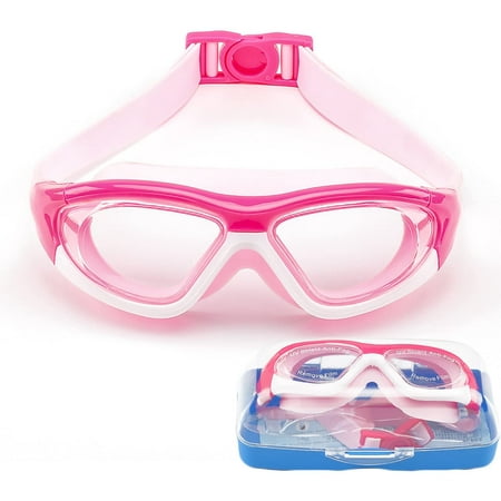 FFIY Swim Goggles for Kids (3-15 Year Old), Waterproof Swimming Google ...