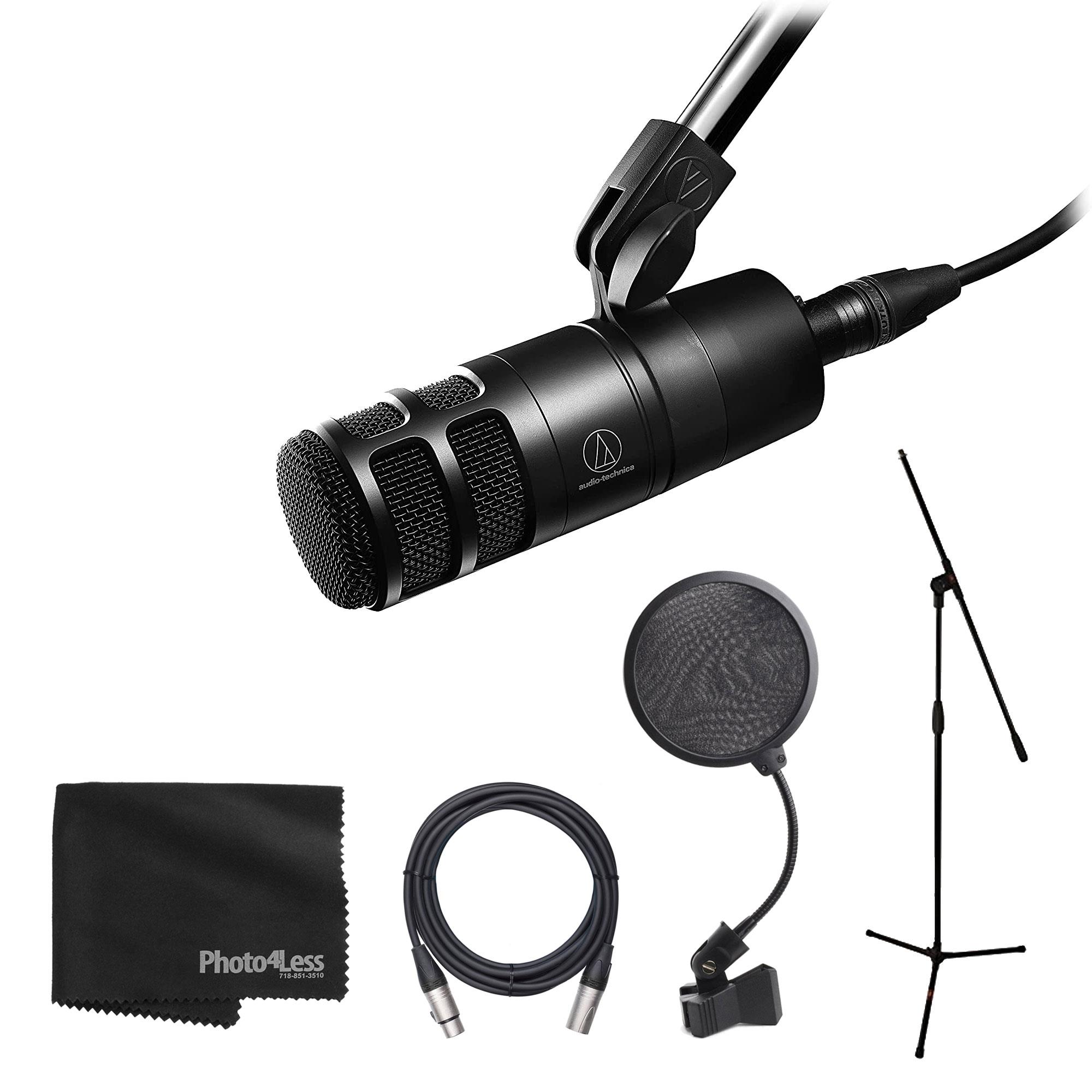 Audio Technica AT2040 Mic 20 Series Front Address Dynamic Mic + Tripod ...