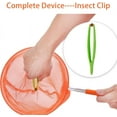 DEWEL Color Telescopic Butterfly Nets Set with Mesh Cage Tweezers ...
