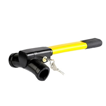 Hyper Tough Anti-Theft Steering Wheel Lock Red Black - Walmart.com