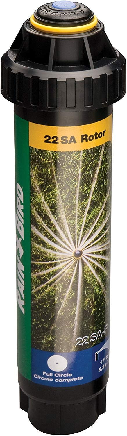 Rain Bird 22SAF Mini Rotary Pop-Up Spray, 360 Full Circle Pattern, 18 ...