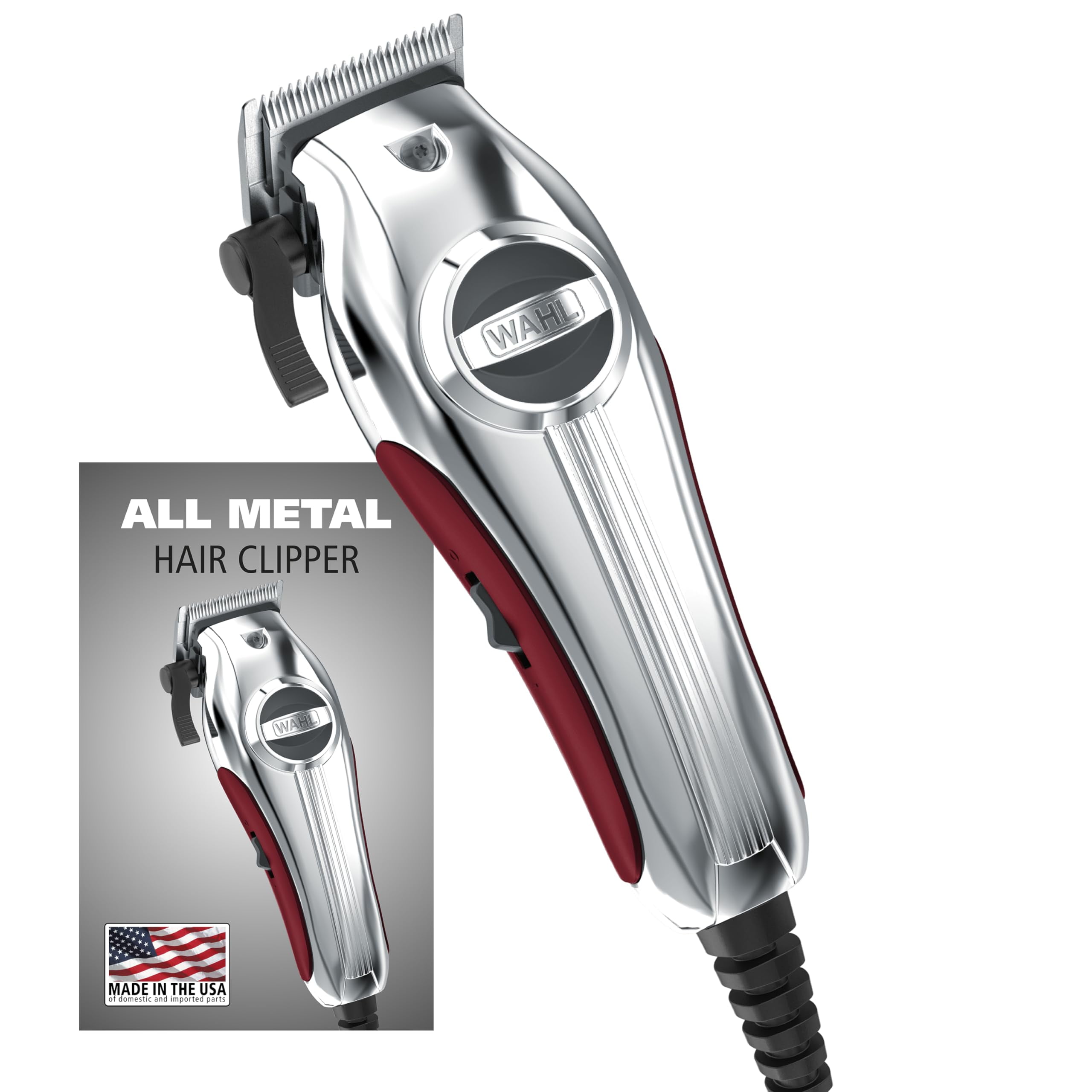 Wahl USA Pro Ultra Quiet High Torque Corded Hair Clipper for Ultra ...