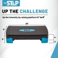 The Step - Adjustable Workout Exercise Gym Risers Equipment for Cardio ...