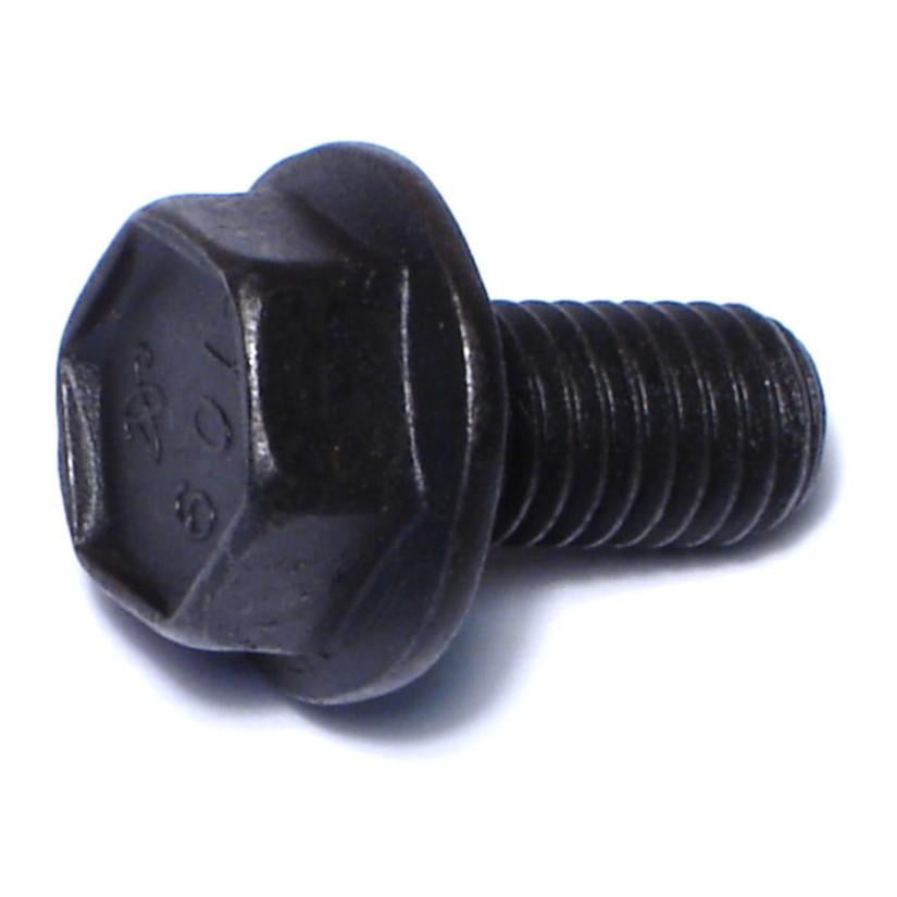 8mm-1.25 x 16mm Black Phosphate Class 10.9 Steel Coarse Thread Hex ...