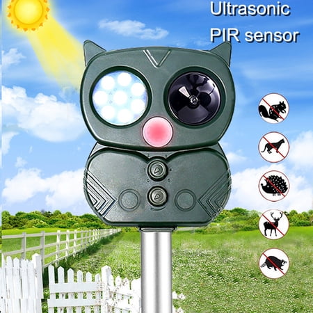 TILIY Ultrasonic cat repellent, animal repellent sound and light alarm ...